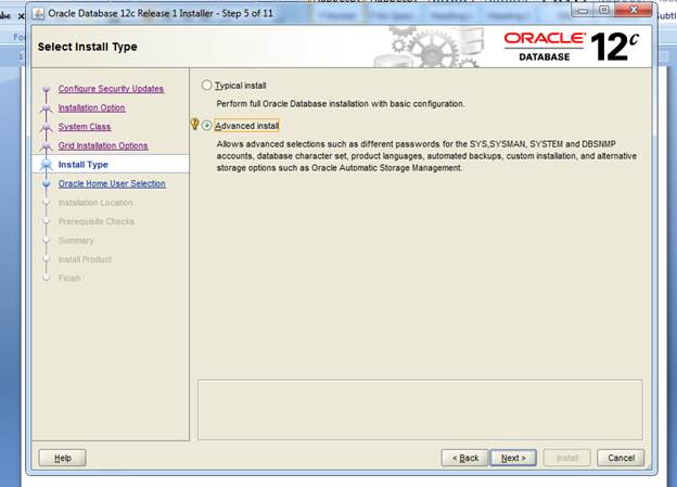 Oracle Database 12c Installation Step By Step