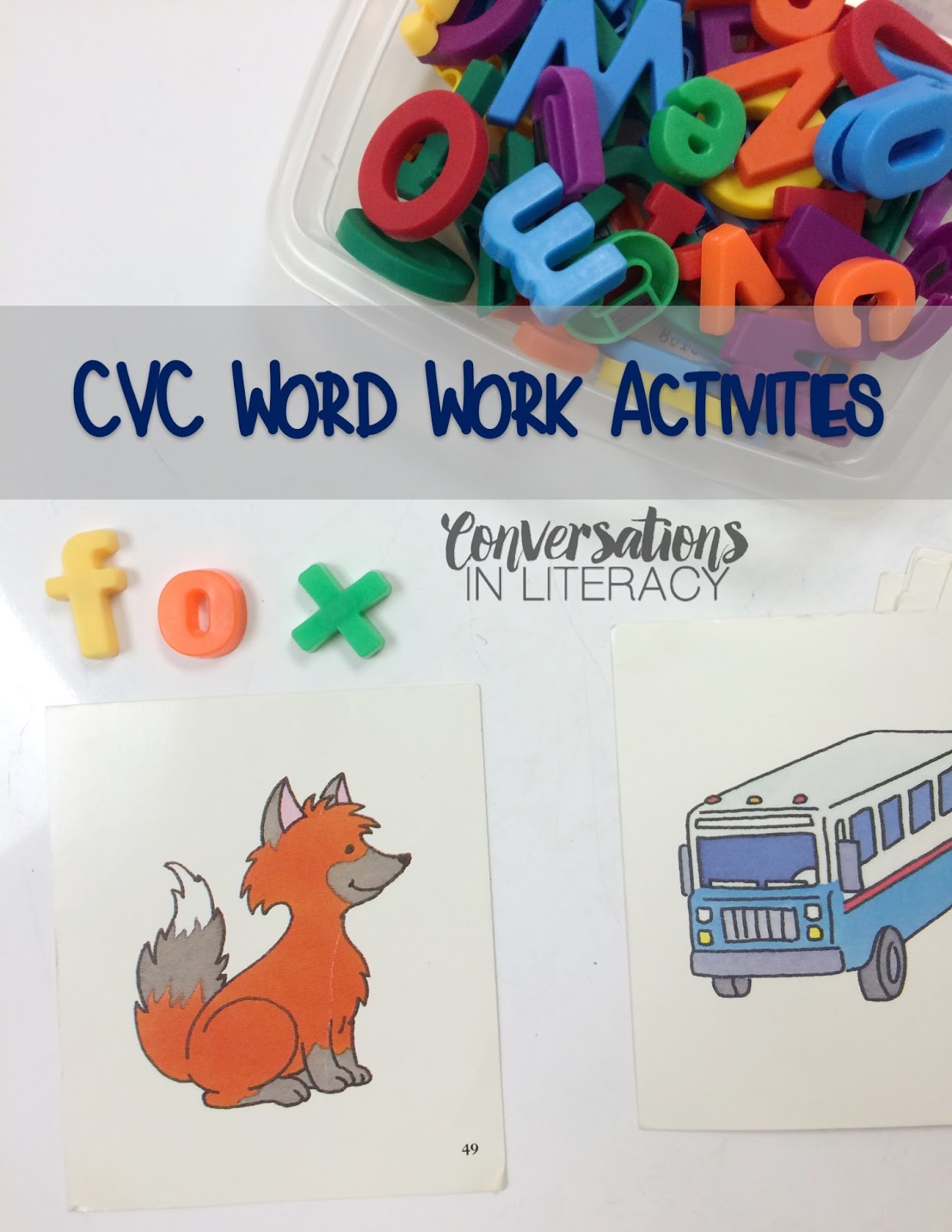 CVC Word Work Activities CVC Word Work Activities