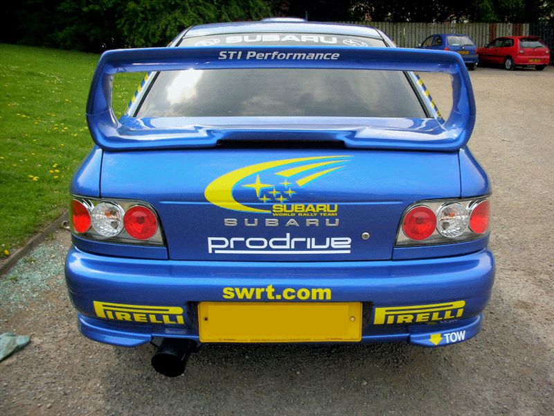 The Green I Signs Blog: Subaru Impreza Rally Car Graphics supplied ...