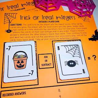 Kelly McCown: Halloween Middle School Math Activities & Games