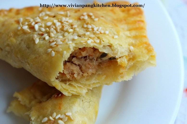 Vivian Pang Kitchen: Tuna Turnover with Quick & Easy Flaky Pastry ...