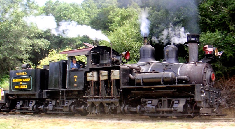 Just A Car Guy: The Shay drive design of gear driven steam locomotive