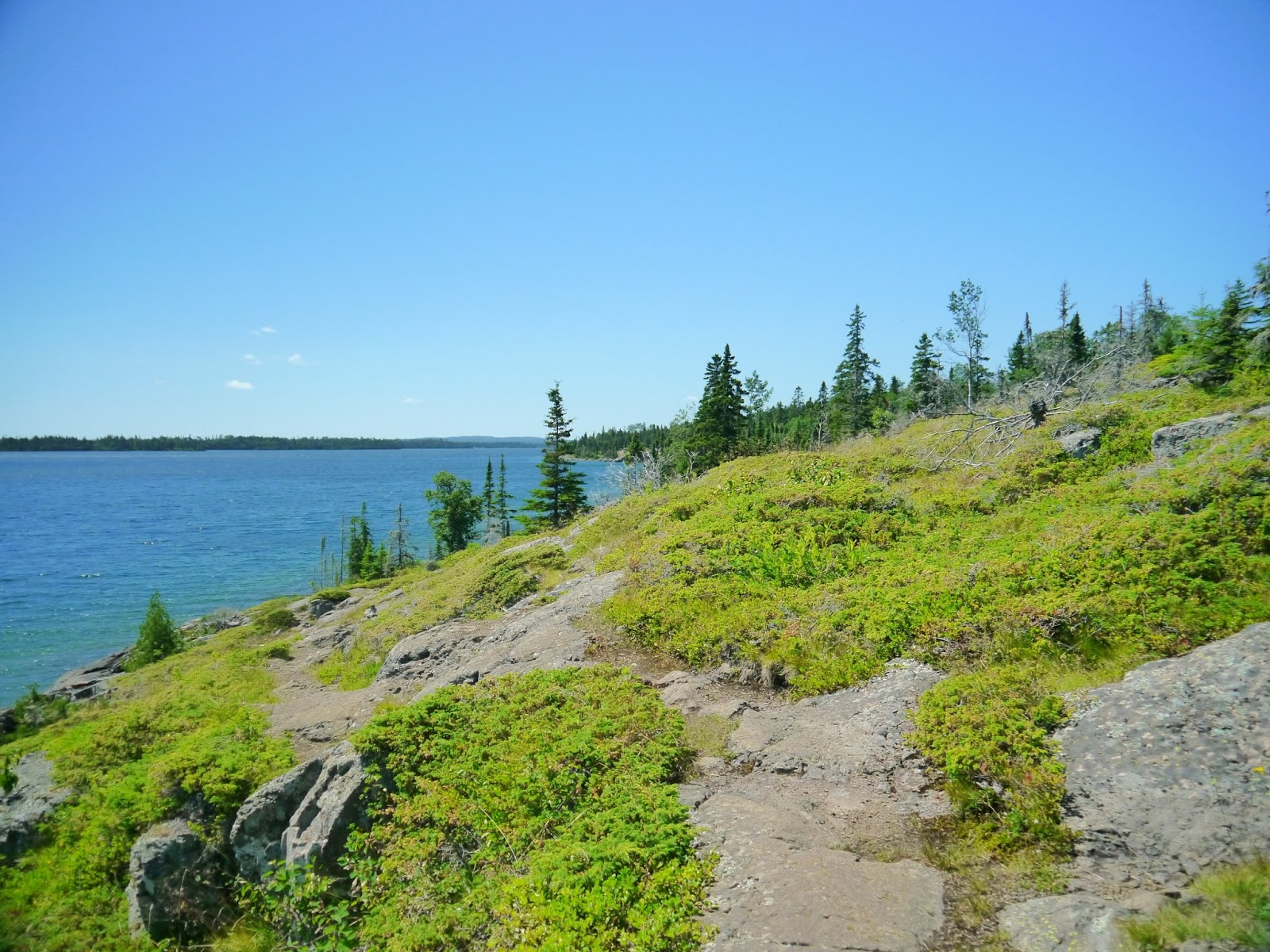 American Travel Journal: Rock Harbor Trail from Rock Harbor to Three ...