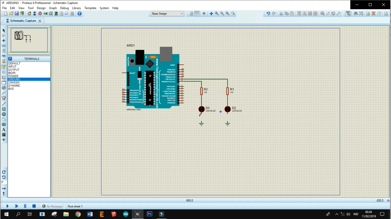 Membuat SImulasi Arduino Menggunakan Proteus