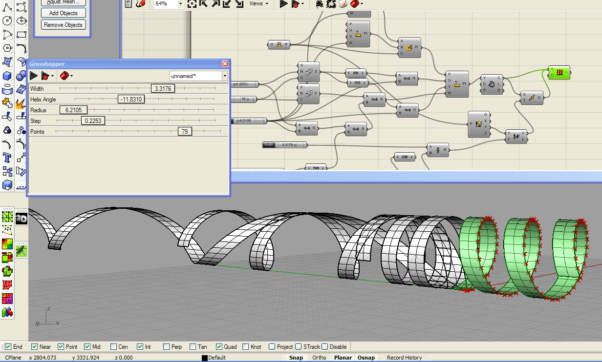The Geometry of Bending: More helix testing