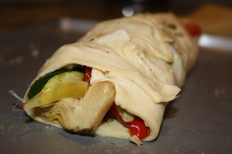 Jourdan Leigh in the kitchen: Roasted Vegetable Strudel