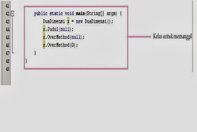 Menampilkan Array Satu Dimensi dan Dua Dimensi dengan Menerpakan Overloading Construktor dan ...