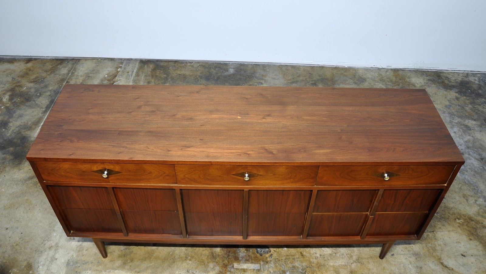 SELECT MODERN: Basic-Witz Triple Dresser Credenza