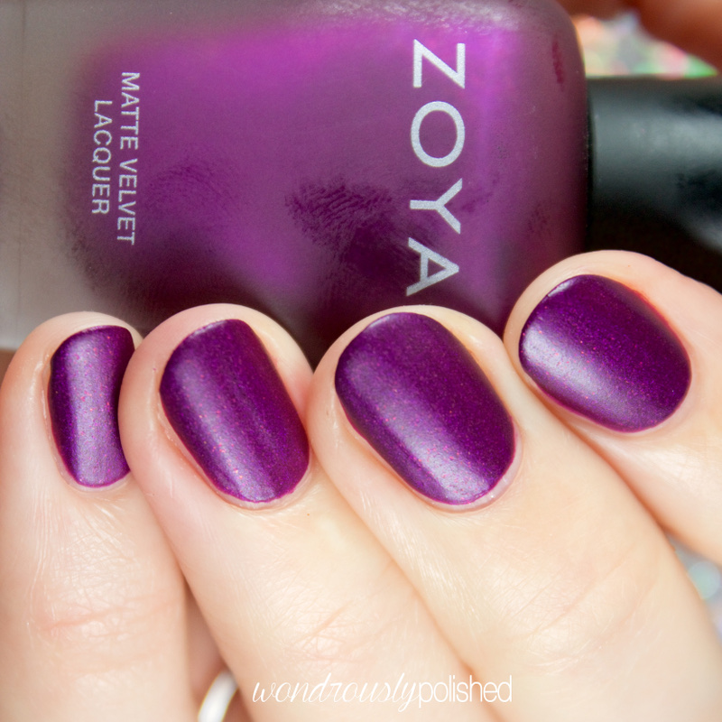 Wondrously Polished: Zoya - Matte Velvet, Holiday Collection: Swatches ...