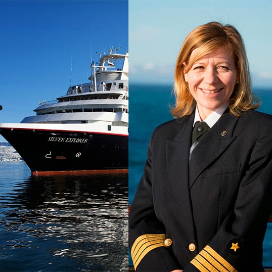 Cruise Vacation Planning Blog: Silversea Cruises First Female Captain