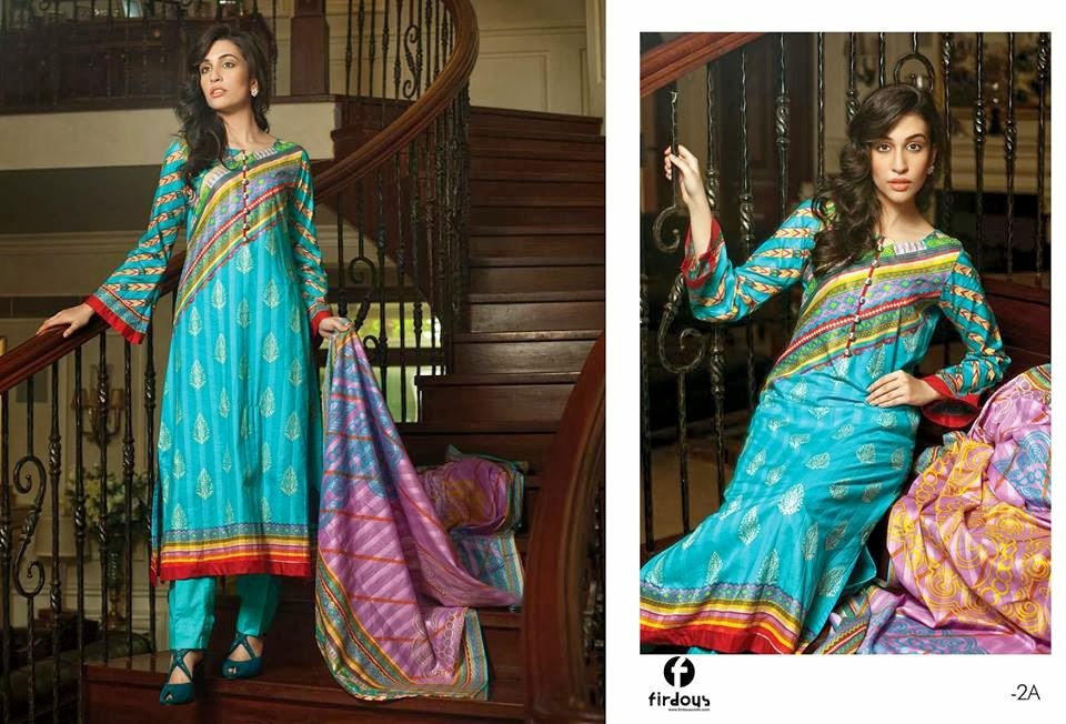 Firdous Cambric Collection 2013-2014 | Firdous Cloth Mills Fall-Winter ...
