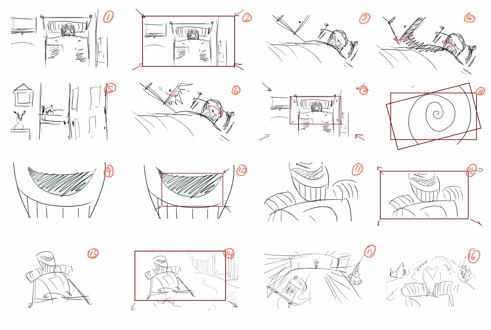 Heidi Grover: S2S: Rough Storyboard Outline with Transitions