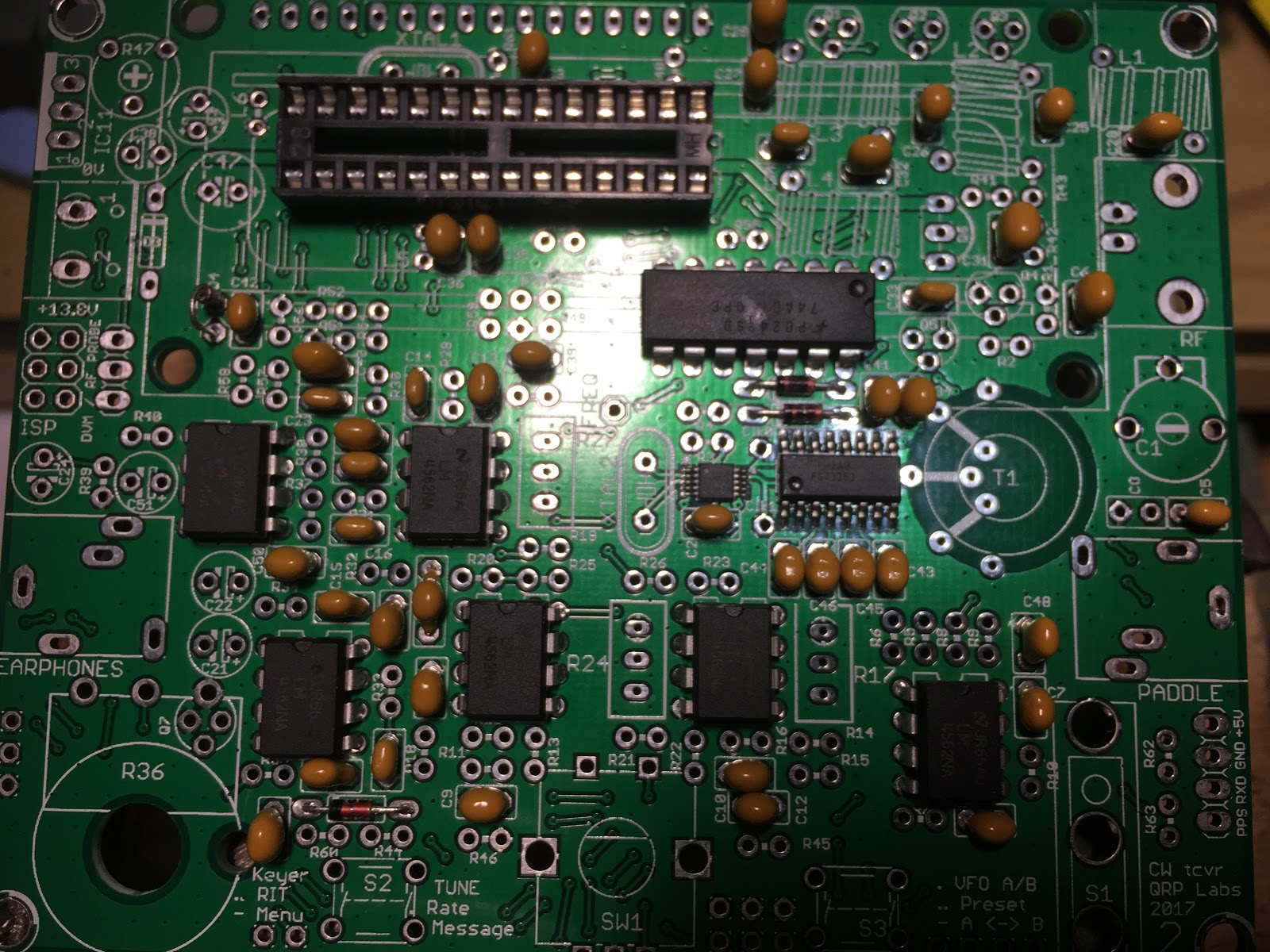 sv3auw: QRP Labs QCX 5W CW Transceiver kit