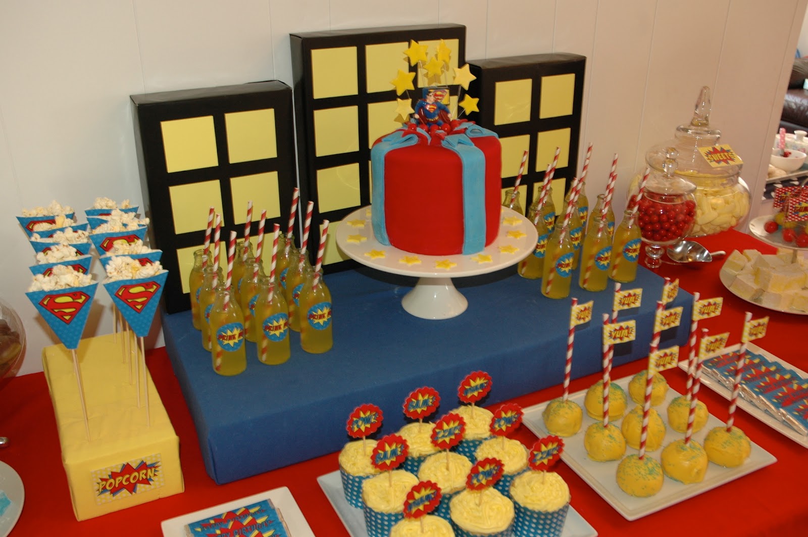 Polka Dot Daze: Superman Party