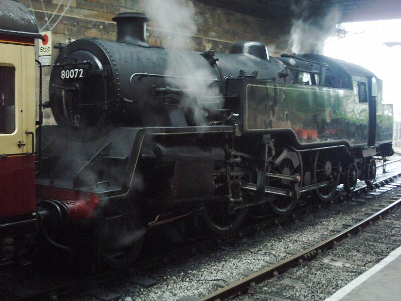 Steam Memories: BR Standard tank 80072 at Pickering
