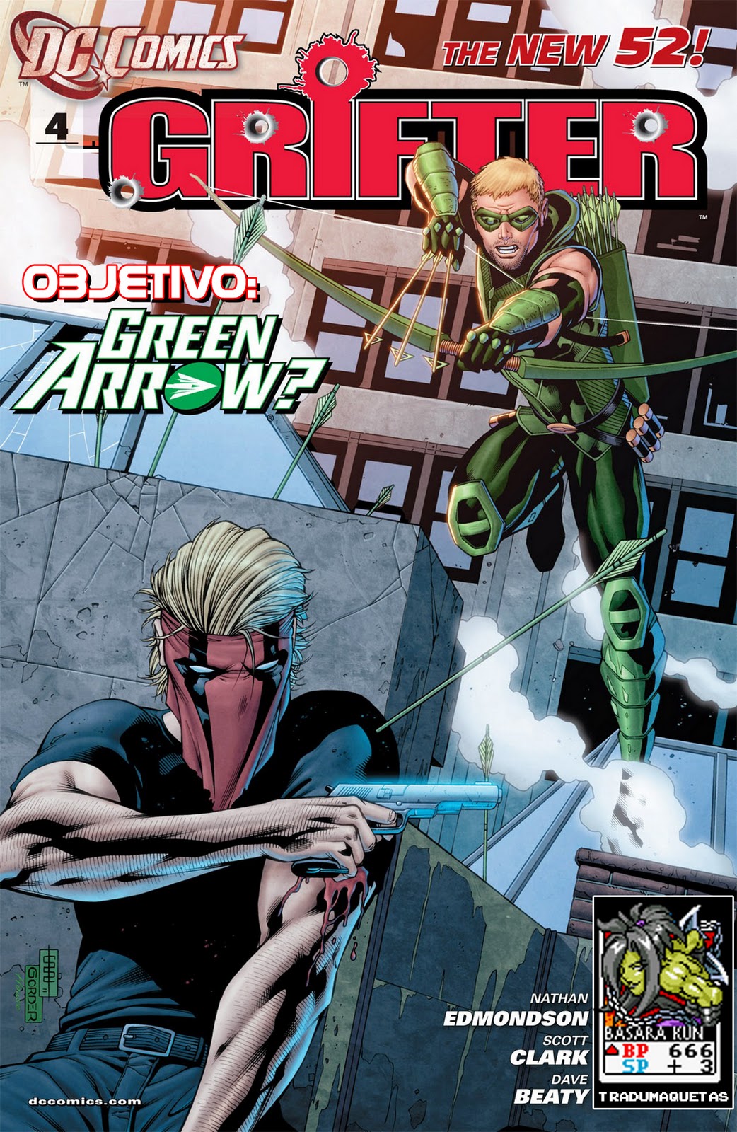 Basara Comics, Inc.: The New 52: Grifter 04, Cole Cash vs Green Arrow??