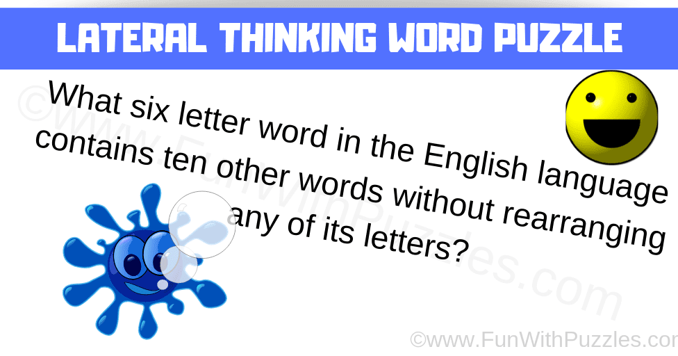 Lateral Thinking Word Puzzle with Answer