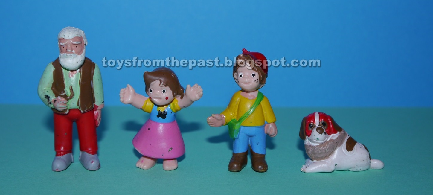 Toys from the Past: #636 HEIMO/ UNKNOWN TOYMAKER - HEIDI PVC FIGURES (1974)