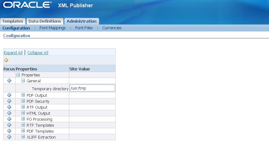 oracle center: XML BURSTING