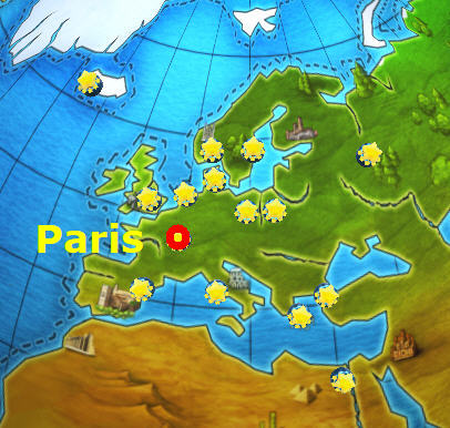 Backpacker Game Solutions: Paris