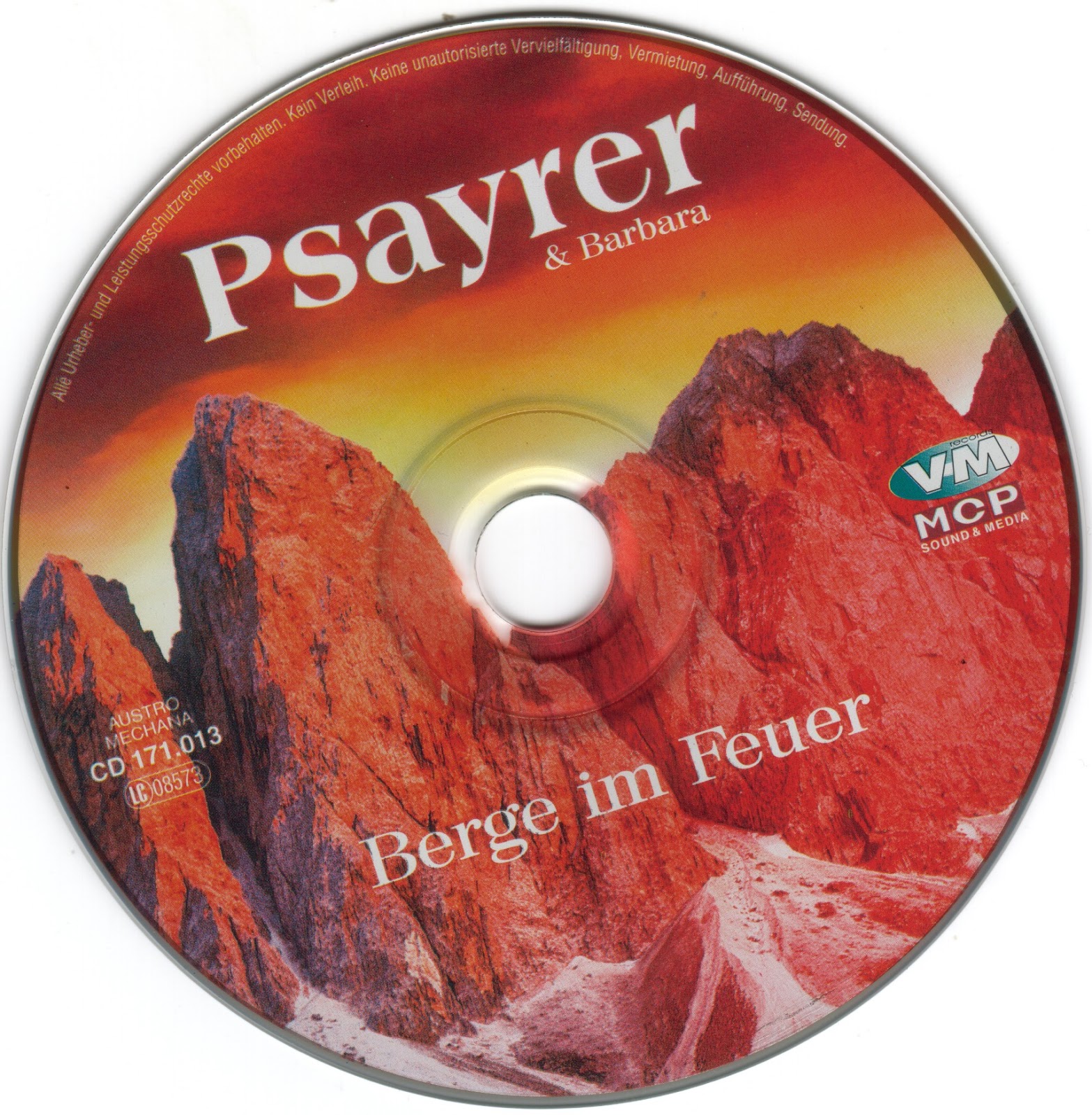 Unsere Schöne Deutsche Musik: Psayrer e Barbara - Berge Im Feuer - 2005
