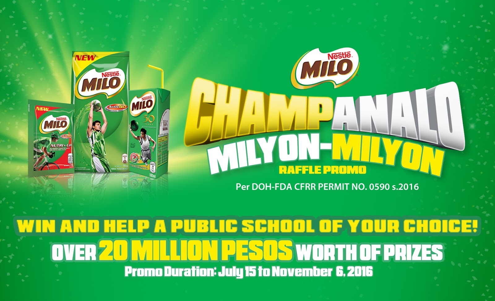 MILO Champions Public School Children with Champanalo Milyon-Milyon ...