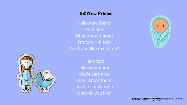 Free song lyrics for kids #2 New Friend - By Giraffee