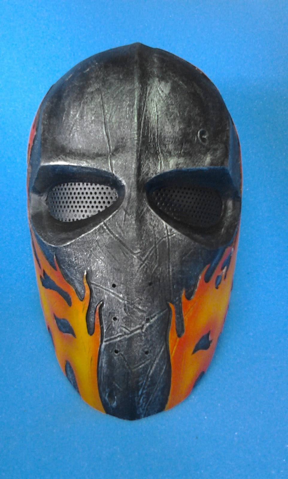 Fiber and Resin: Mettallic with Flame Mask