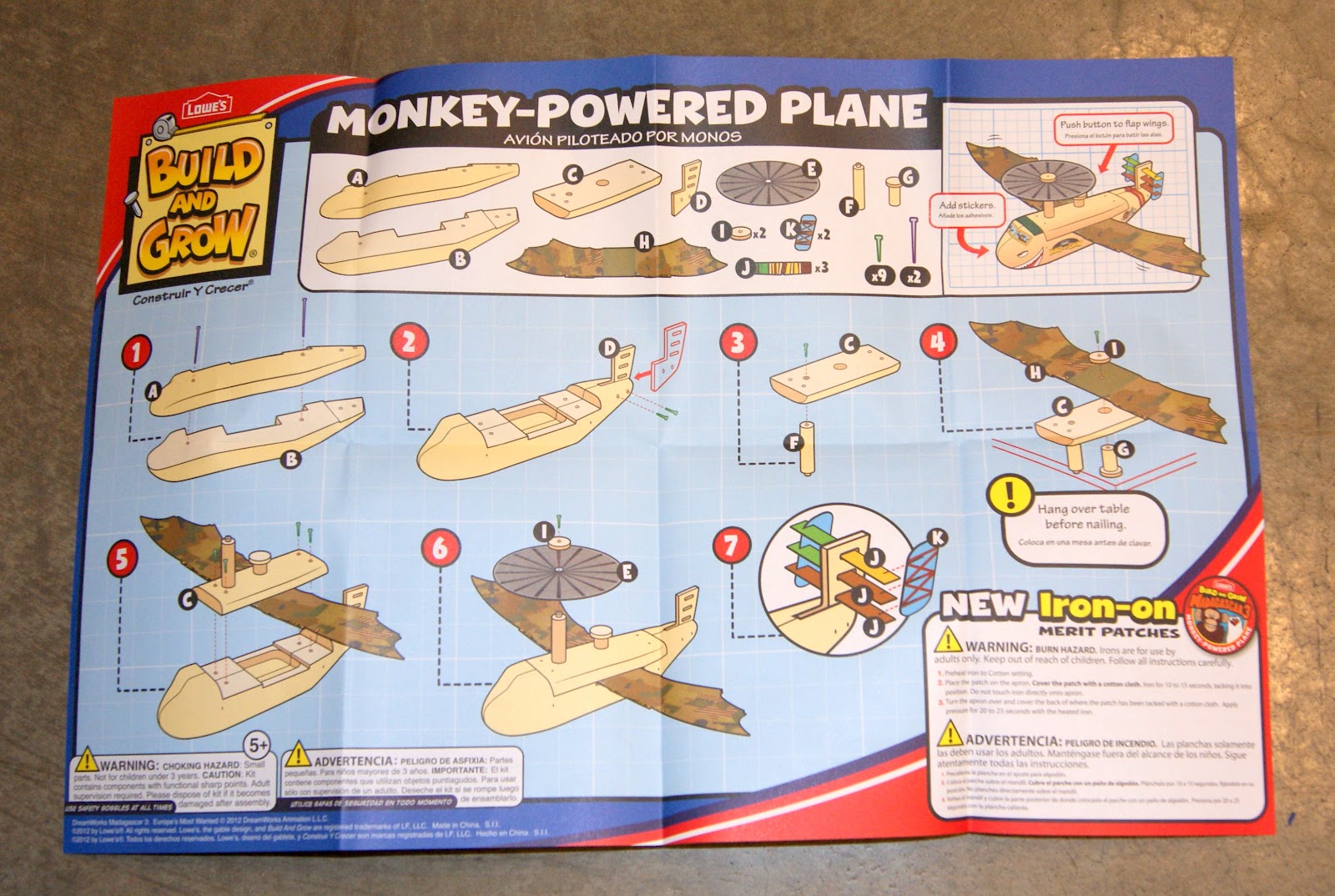 Lowes: Madagascar 3 Monkey-Powered Plane