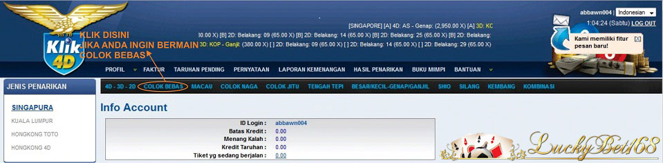 Cara Bermain Colok Bebas pada Klik4d