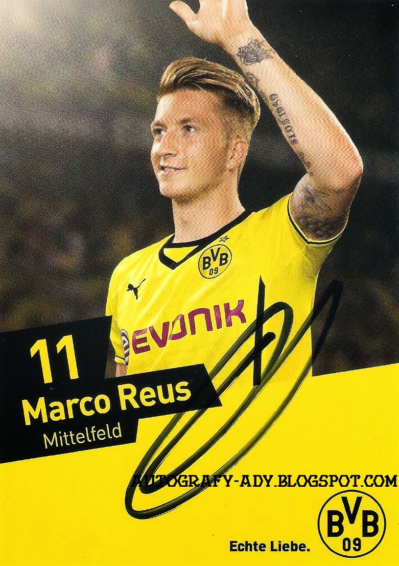 Autografy Ady :): Marco Reus