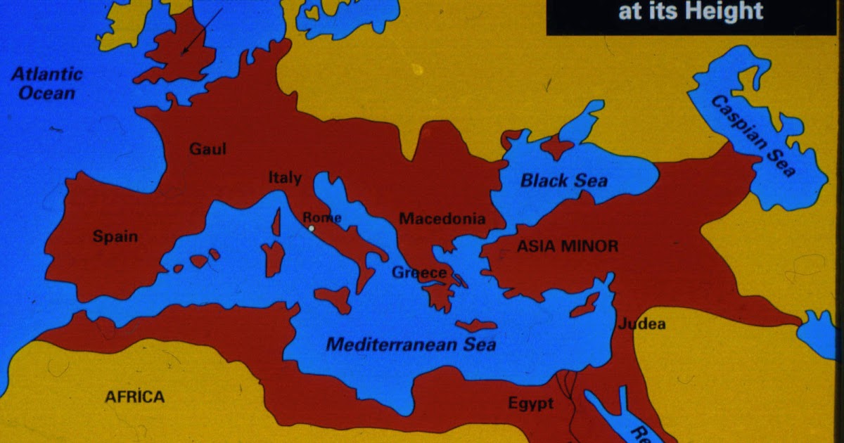 Latin I New Bern High School 2018 Fall: Map Roman Empire at its Height ...