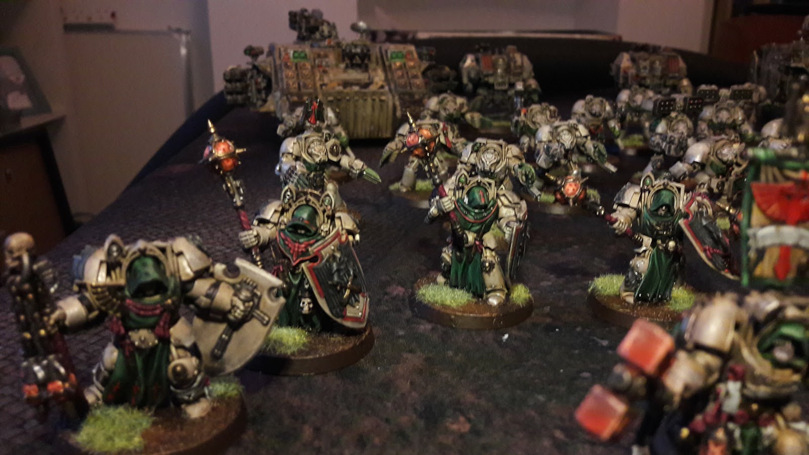 30Kplus40K: Completed Deathwing Army Ready for 8th!