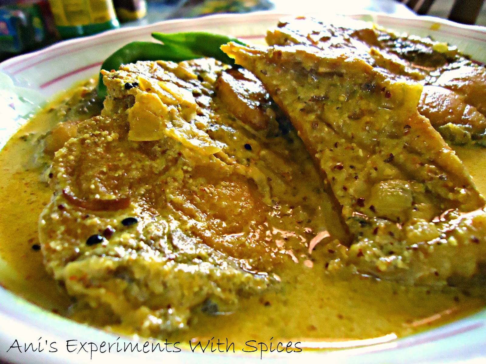 Ani's Experiments With Spices: Rui Shorshe Posto ( Rohu Fish In Mustard ...