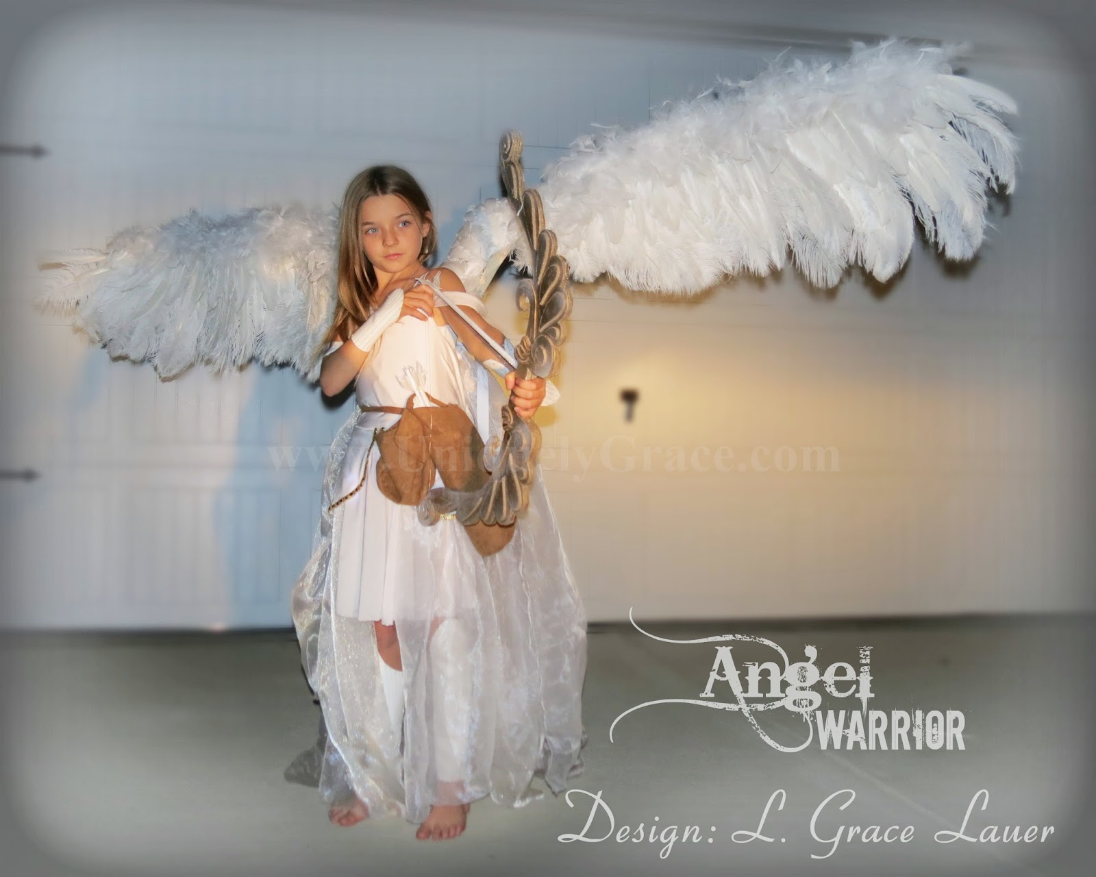 Uniquely Grace: Angel Warrior Costume with Articulated Wings ...
