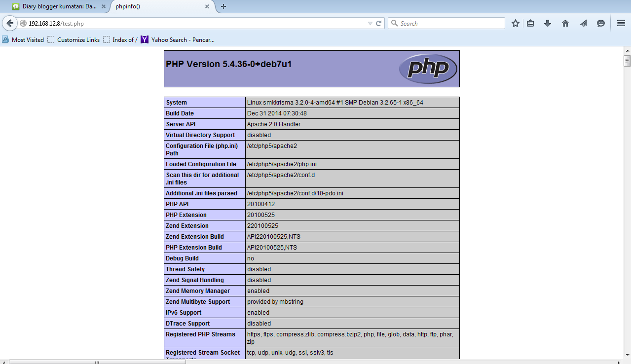 Lankah-langkah Menginstall apache2 php5 dan Cara Mengkonfigurasinya di Debian 7 ~ GALIH PRAKOSO
