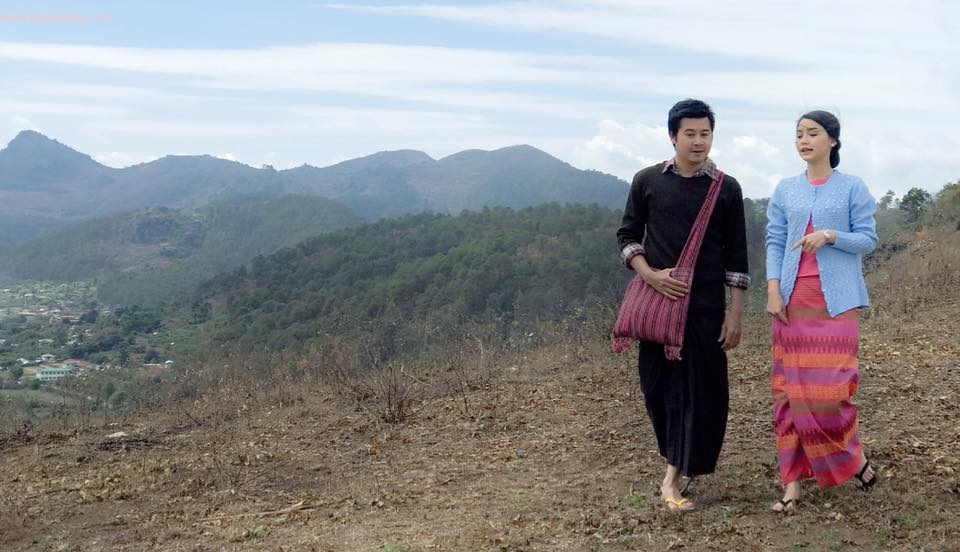 Nay Toe and Khin Wint Wah Behind The Scenes Shots from New Movie