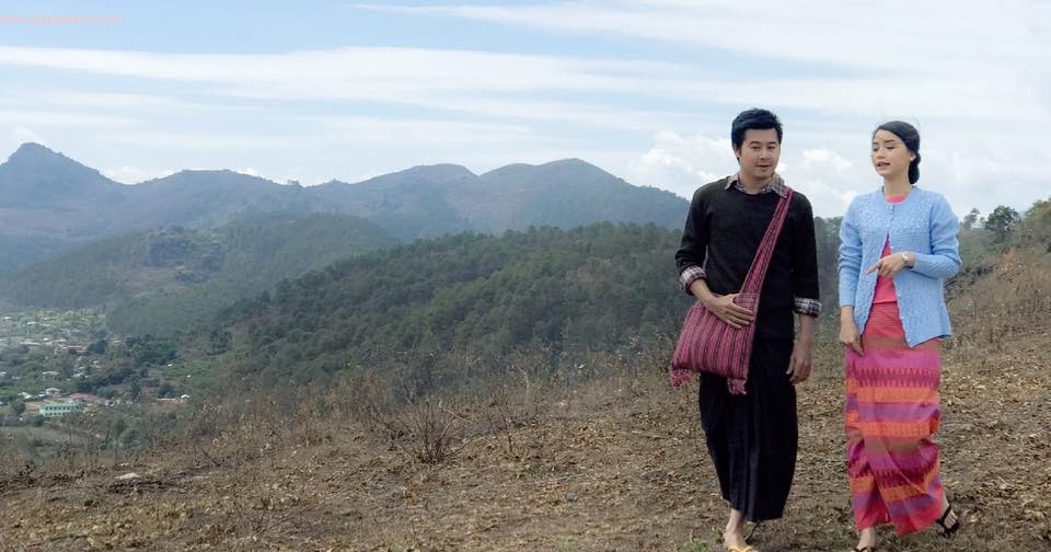 Nay Toe and Khin Wint Wah Behind The Scenes Shots from New Movie