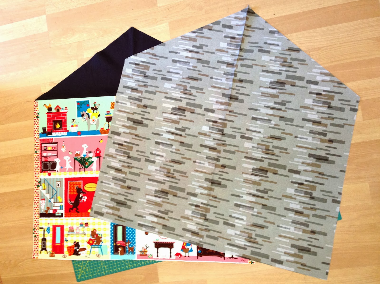 The Eternal Maker Crafts: Little House Playmat Sew Along - Week One