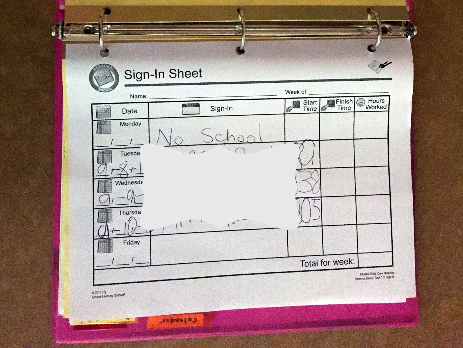 Morning Binders in the Special Education Classroom - Breezy Special Ed