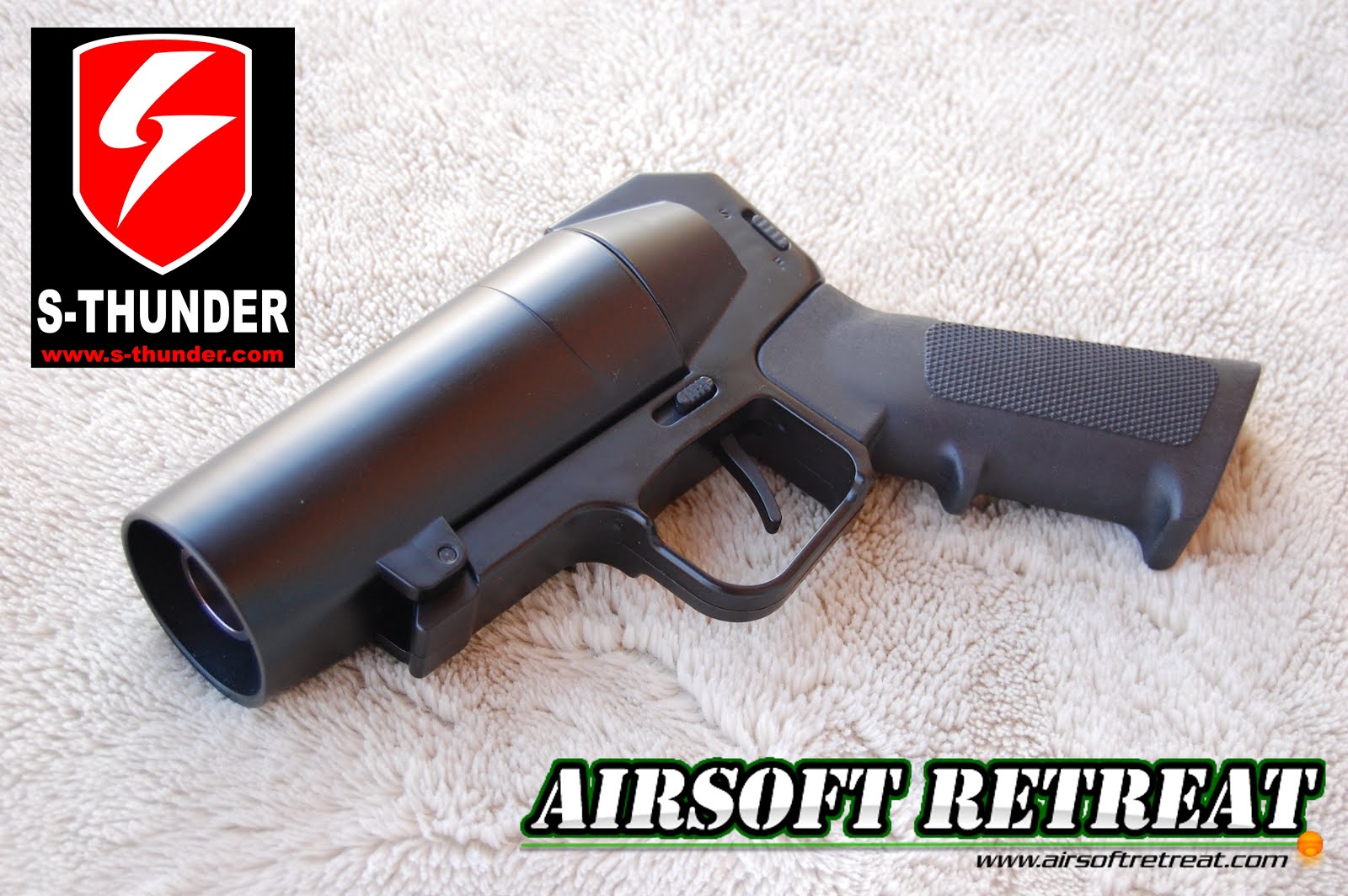 S-Thunder Polymer 40mm Launcher Pistol | Booligan's Airsoft Reviews