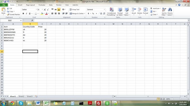Tools for Amazon API ( MWS/AWS): Excel FBA calculator for Amazon US / EU
