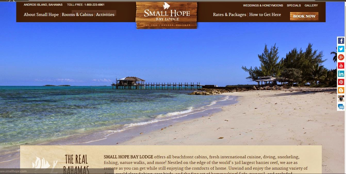 Small Hope Bay Lodge Andros Island Bahamas: Our new and improved ...