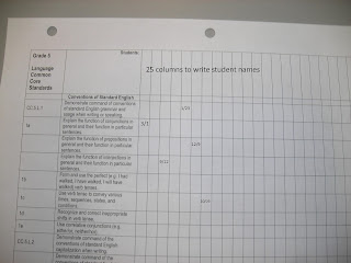 An O.C.D. Teacher: Common Core ELA Grade 5 Checklists