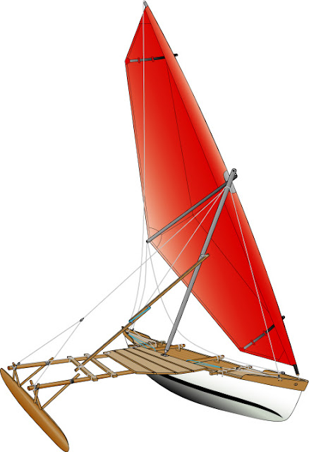 T2 Outrigger Sailing Canoe