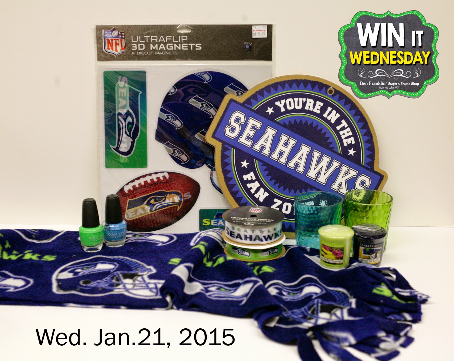 Ben Franklin Crafts and Frame Shop: Win It Wednesday Giveaway: Seahawks ...