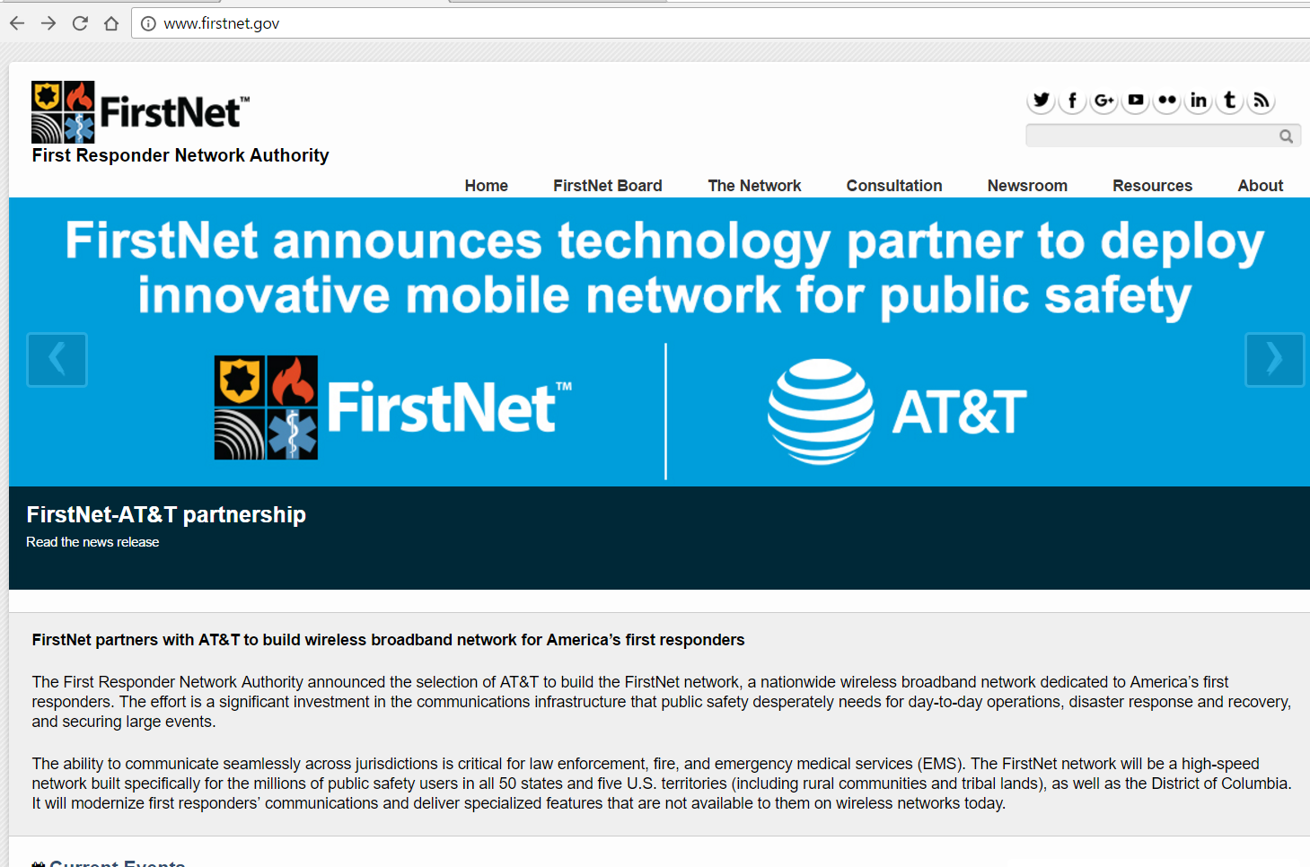 FirstNet Picks AT&T for roll-out of National First Responder Network ...