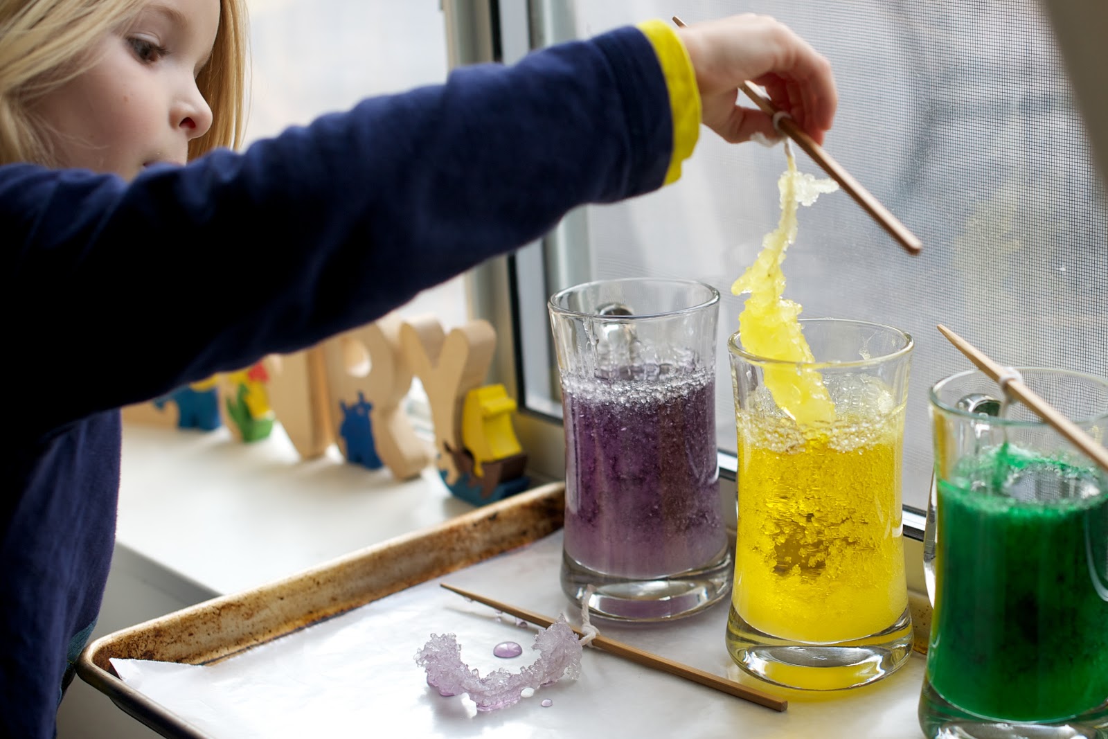 Life at the condo: Activity: Crystal Candy!
