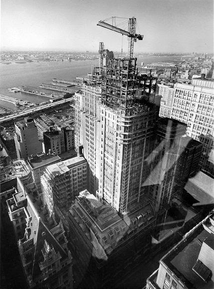 Singer Building (1908-1968), 41 storey office. Tallest structure to be ...