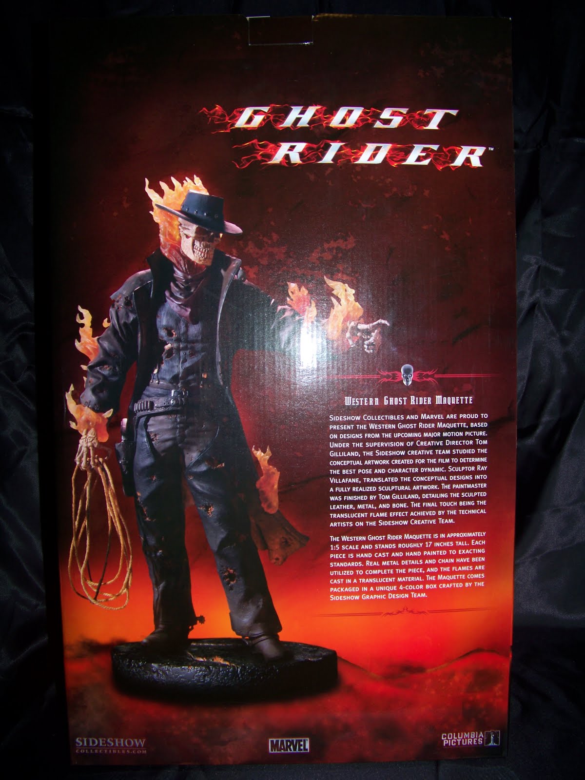 amidala's world: Statue de GHOST RIDER par SIDESHOW pour MARVEL